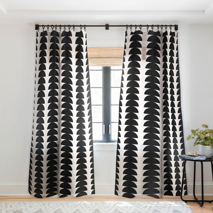 Colour Poems Maude Pattern Black Window Treatment – Decor Addict, LLC